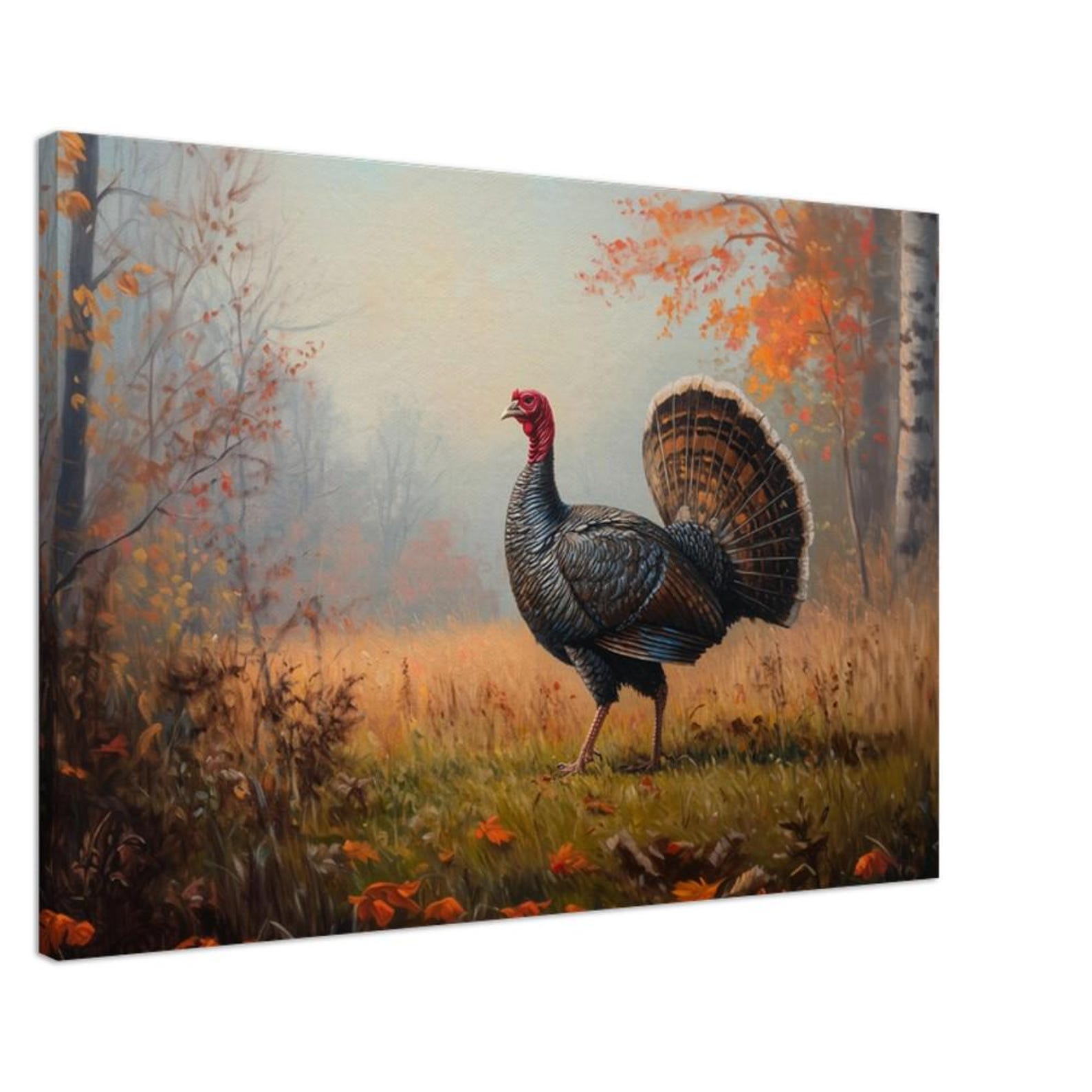 Autumn Turkey, Oil Painting - Etsy