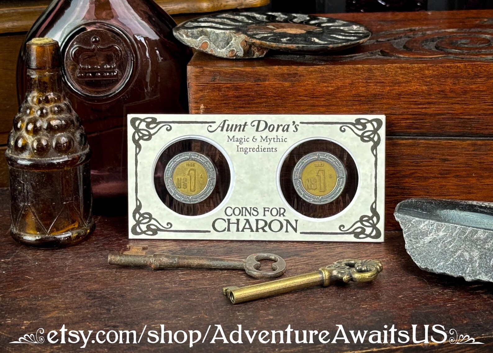 Coins for Charon - International Coins, Ferryman River Styx, Magical ...
