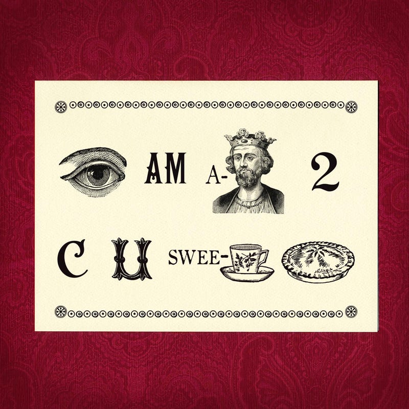 Valentines Rebus Puzzles - Etsy
