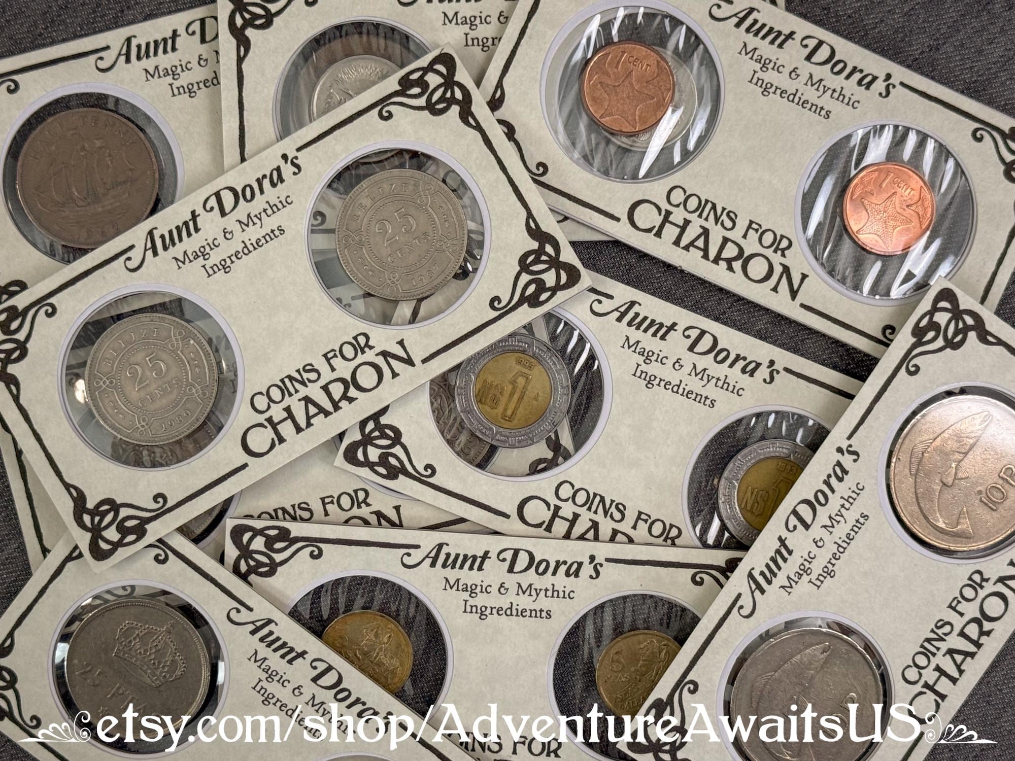 Coins for Charon - International Coins, Ferryman River Styx, Magical ...