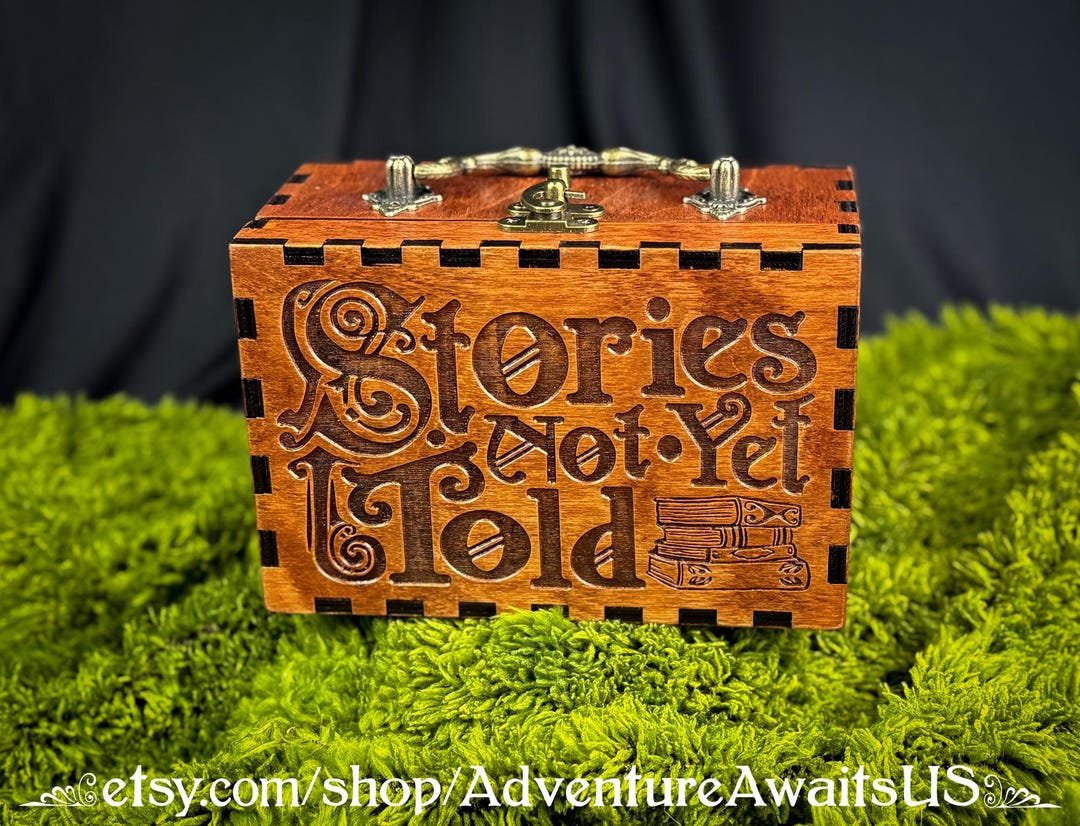 Stories Not yet Told Laser Cut Wood Box, Storyteller Fairy House ...