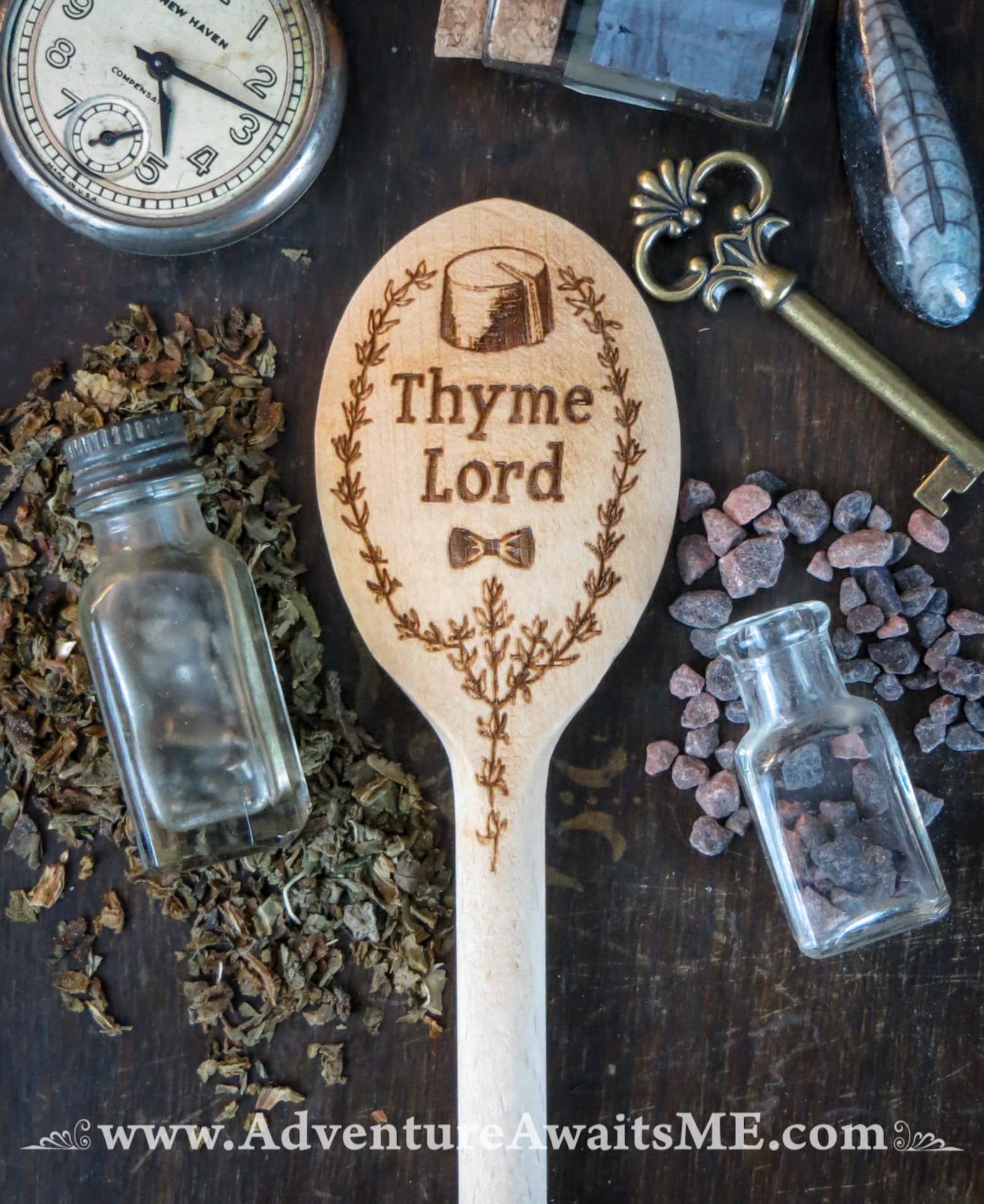 Thyme Lord Wooden Spoon - Engraved Dr Who Cooking Gift - Etsy
