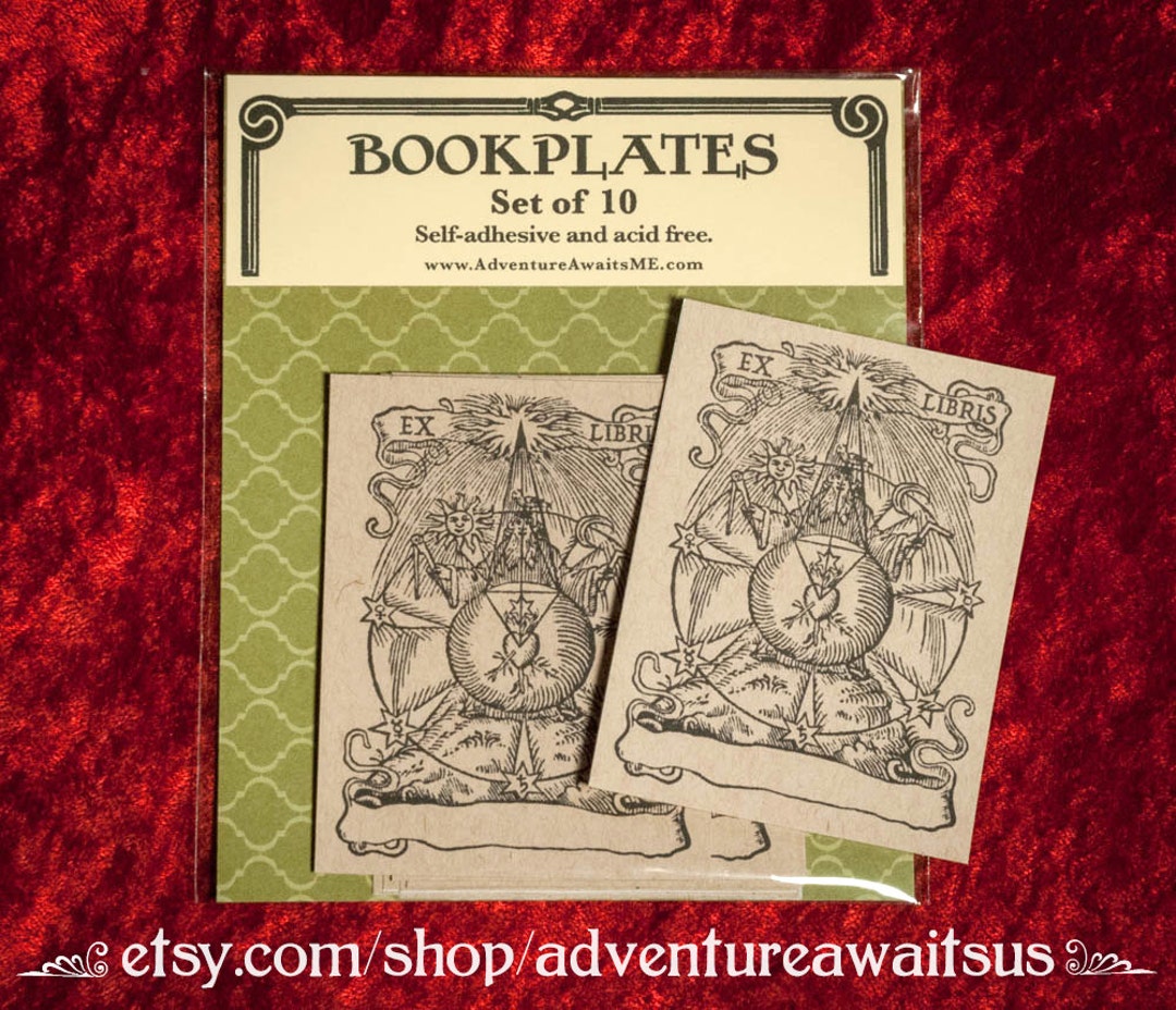 Alchemist Bookplate - Book Reader Writer Librarian Student Bibliophile ...