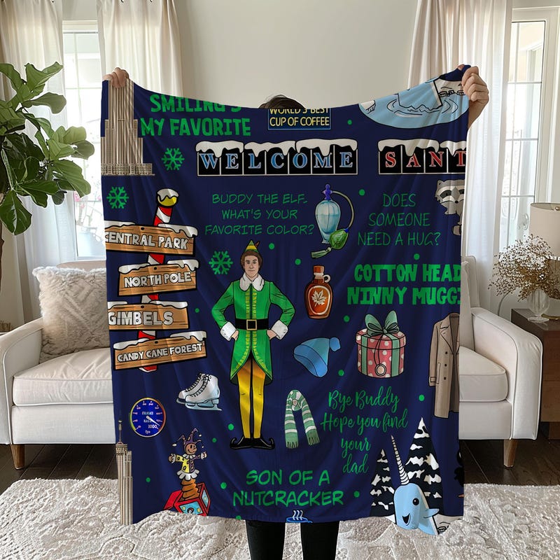 Christmas Blanket - Etsy