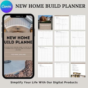 New Home Build Planner: Home Building Guide (instant Download) - Etsy