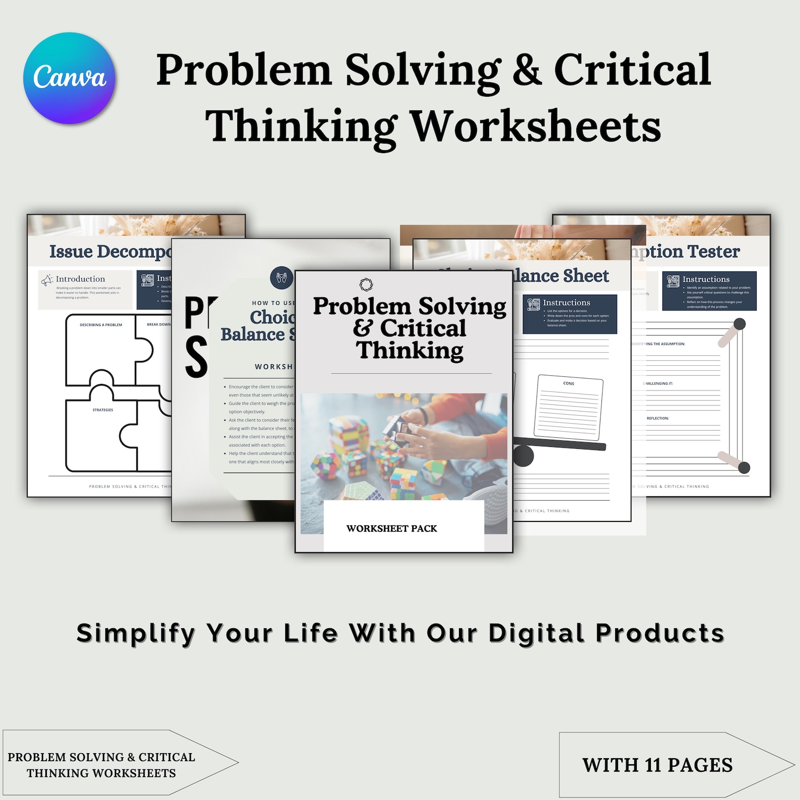 Problem Solving Worksheets, Critical Thinking for Decision Making ...