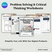 Problem Solving Worksheets, Critical Thinking for Decision Making ...