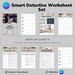 Smart Goal Worksheets, Detective Games for Logic Puzzle, Observation ...