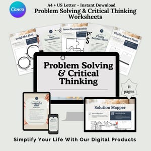 Problem Solving Worksheets, Critical Thinking for Decision Making ...