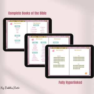 Digital Journaling Bible in Pink/ Digital Bible /devotional/soap Method ...