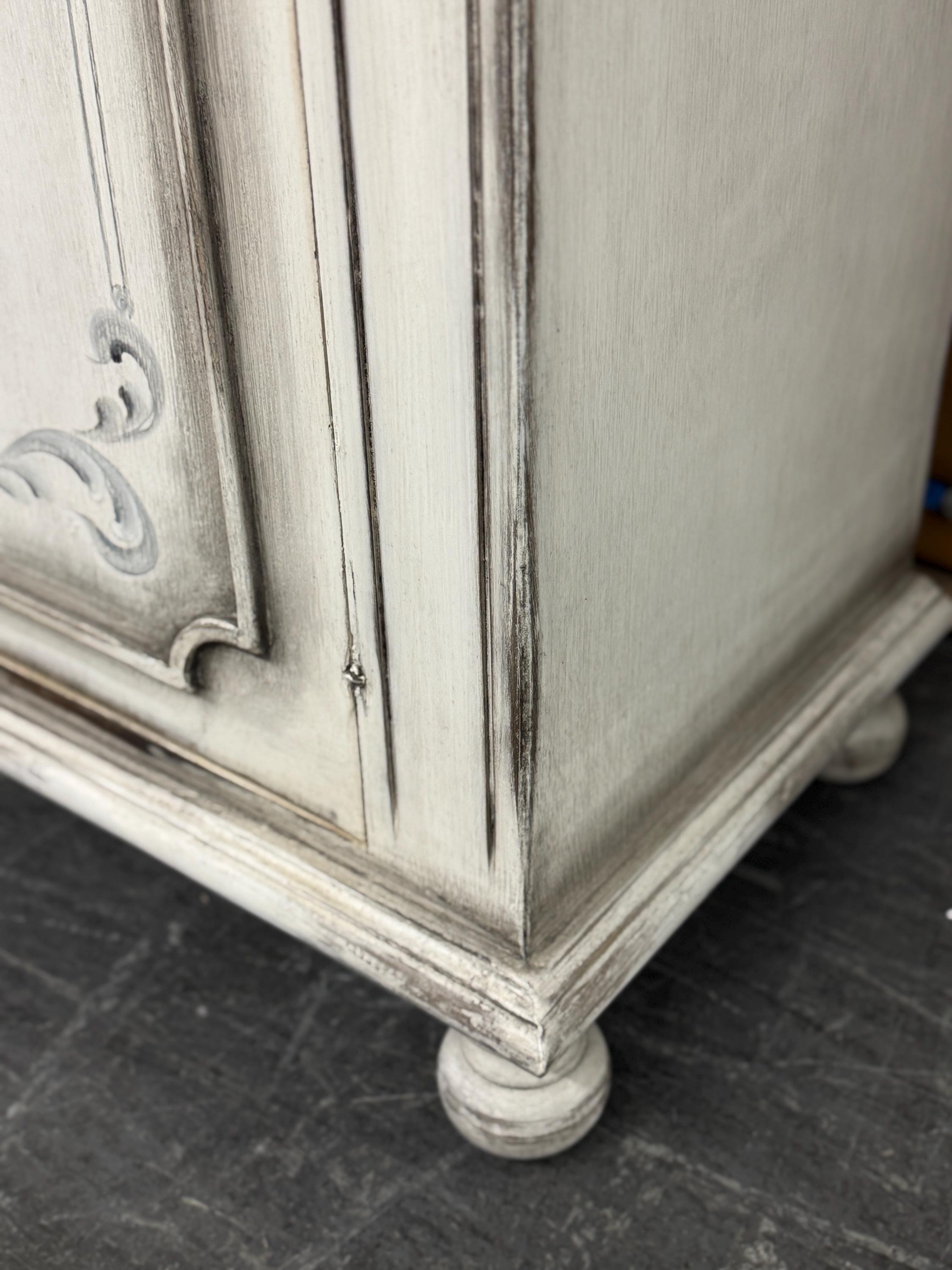 Handmade Solid Wood Sideboard Buffet, Vintage Farmhouse Distressed ...