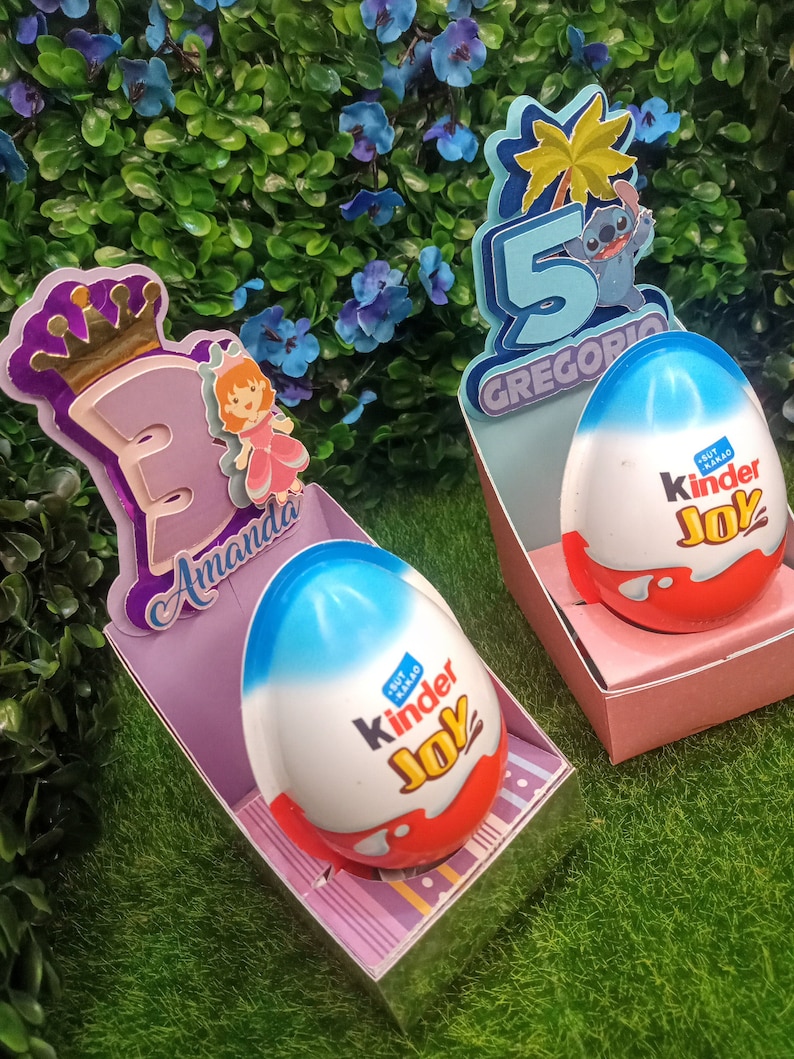 Kinder Joy Egg Box Template, Gift Box, Video Tutorial, Repackaging ...