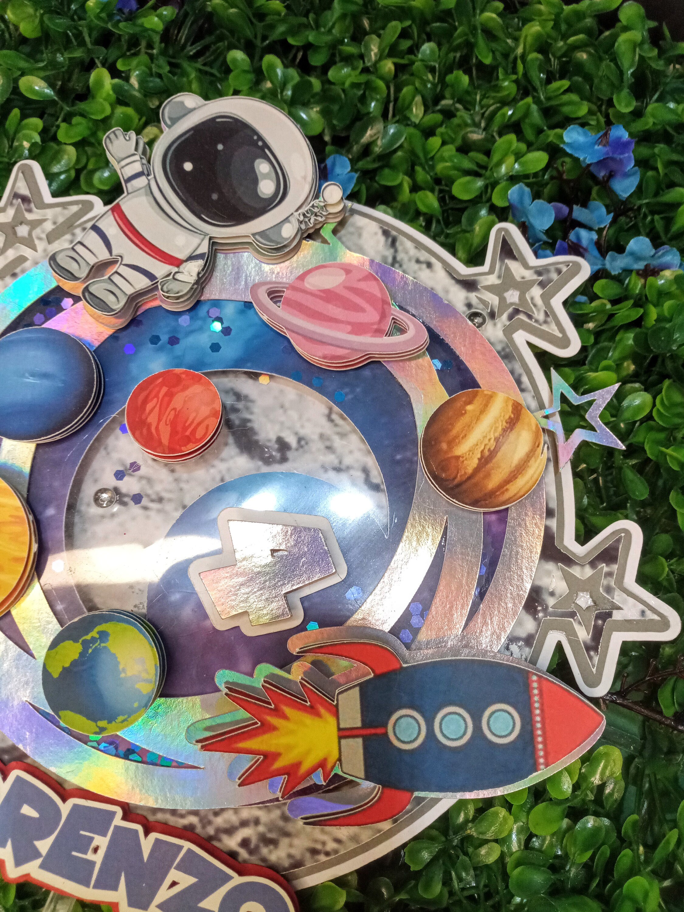 Outer Space Cake Topper Studio, Instant Download / Astronaut / Galaxy ...