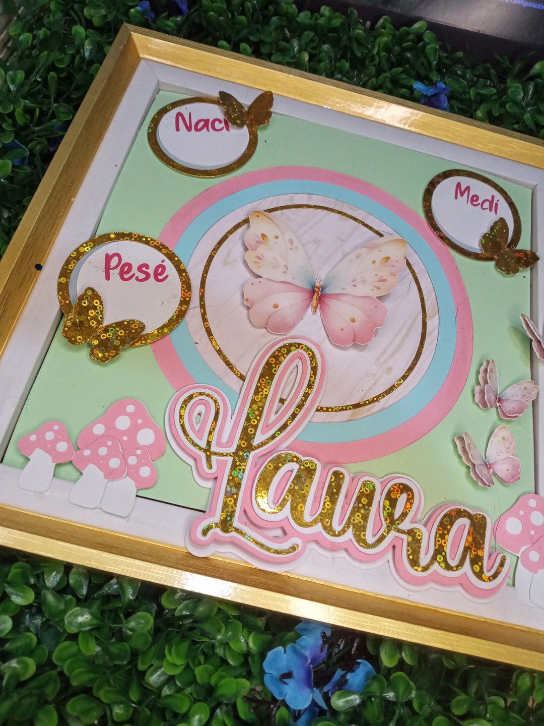 3D Baby Box for Kids, Baby Birth Shadow Box, Baby Gift, , for ...