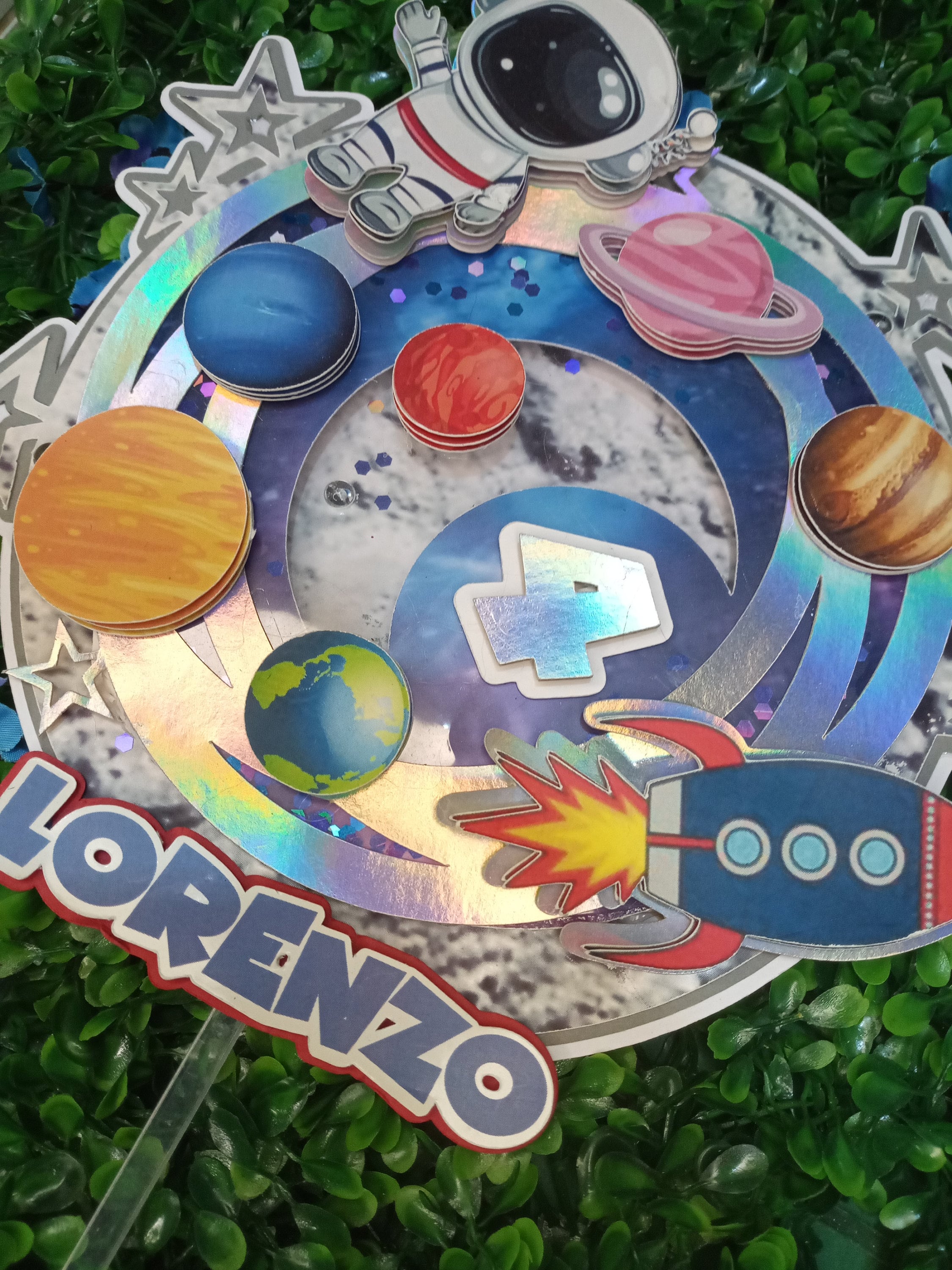 Outer Space Cake Topper Studio, Instant Download / Astronaut / Galaxy ...