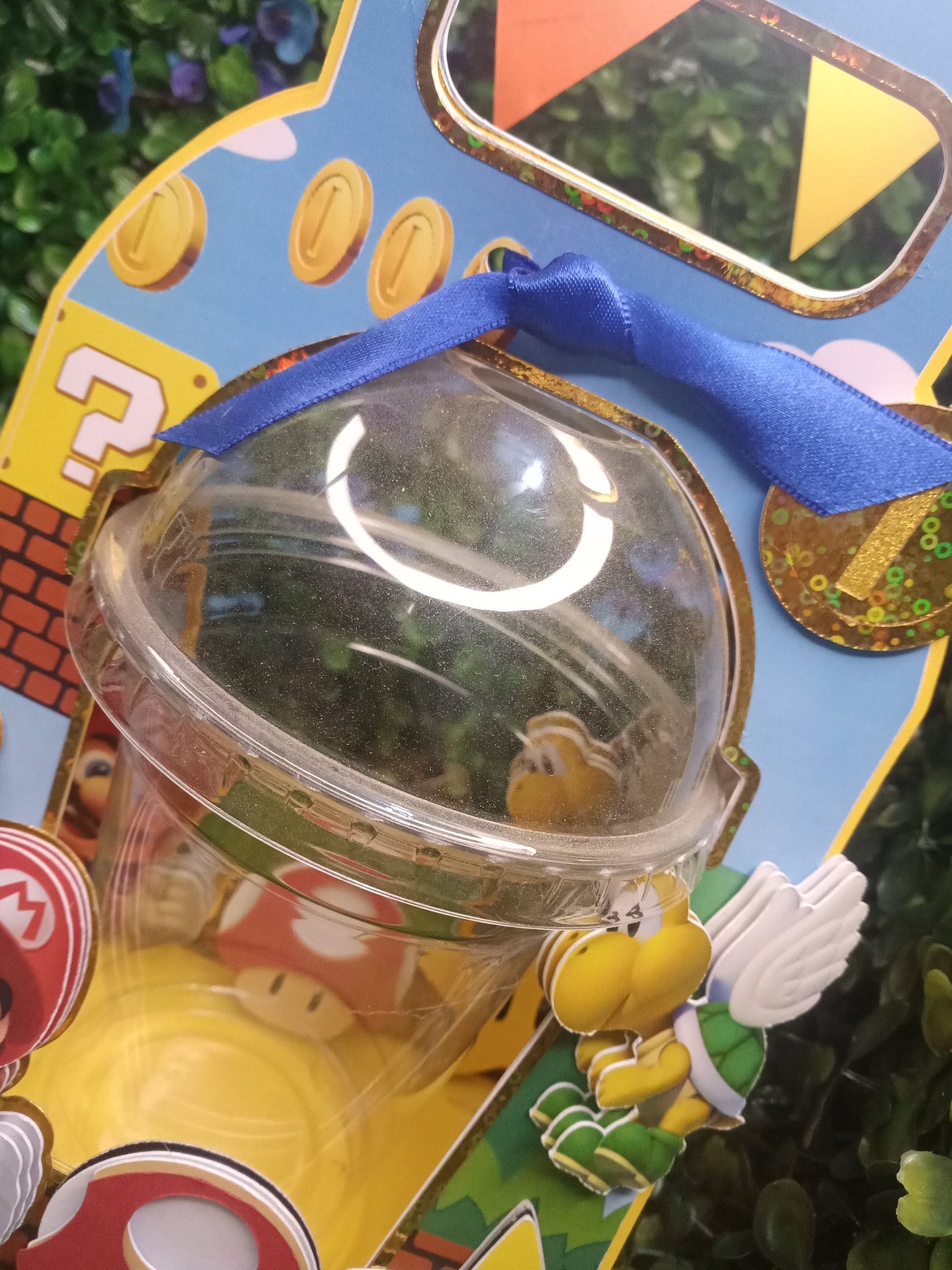 Dome Cup Holder Studio Template, Dome Party Favor SVG Template, Mario ...