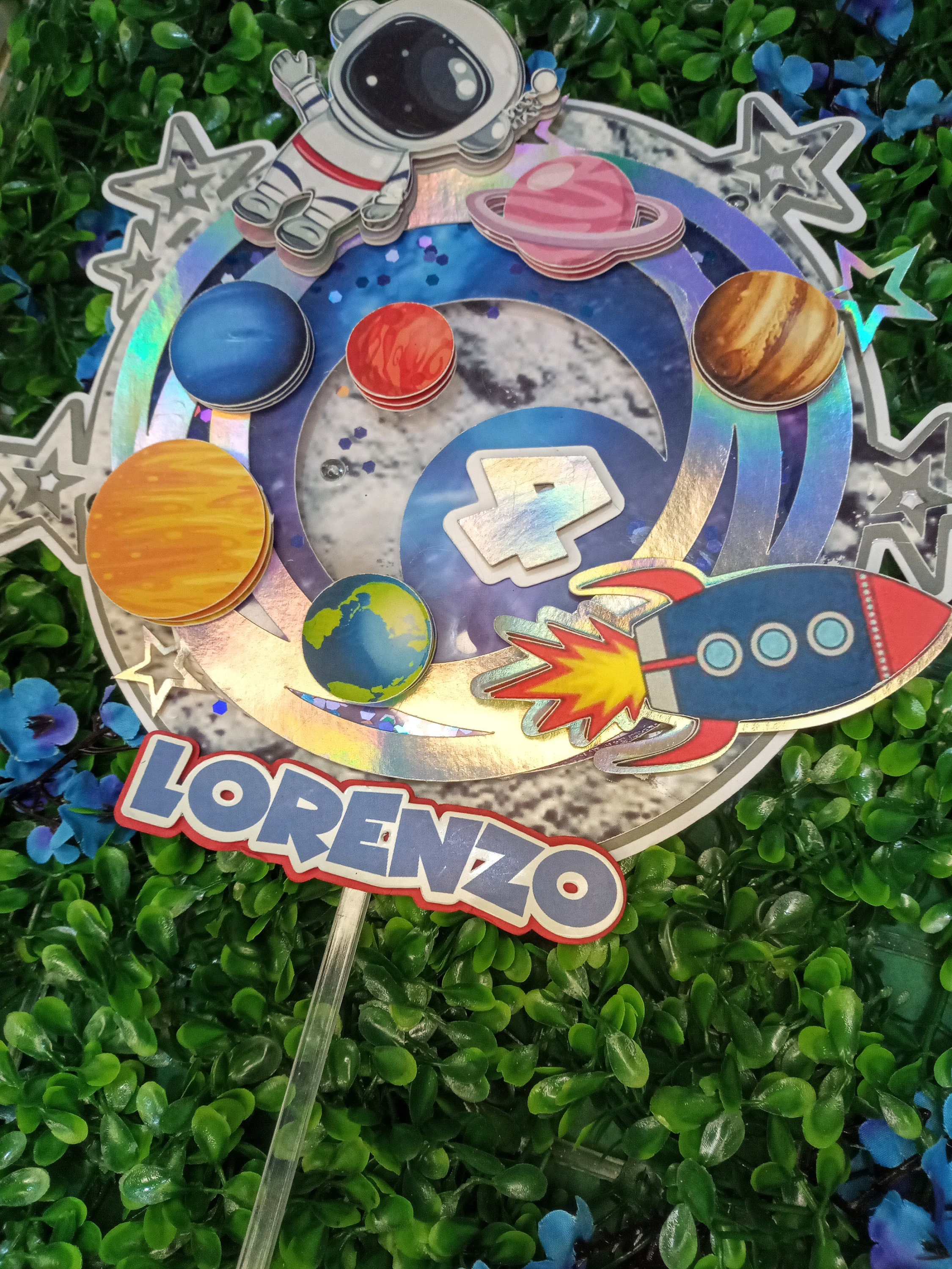 Outer Space Cake Topper Studio, Instant Download / Astronaut / Galaxy ...