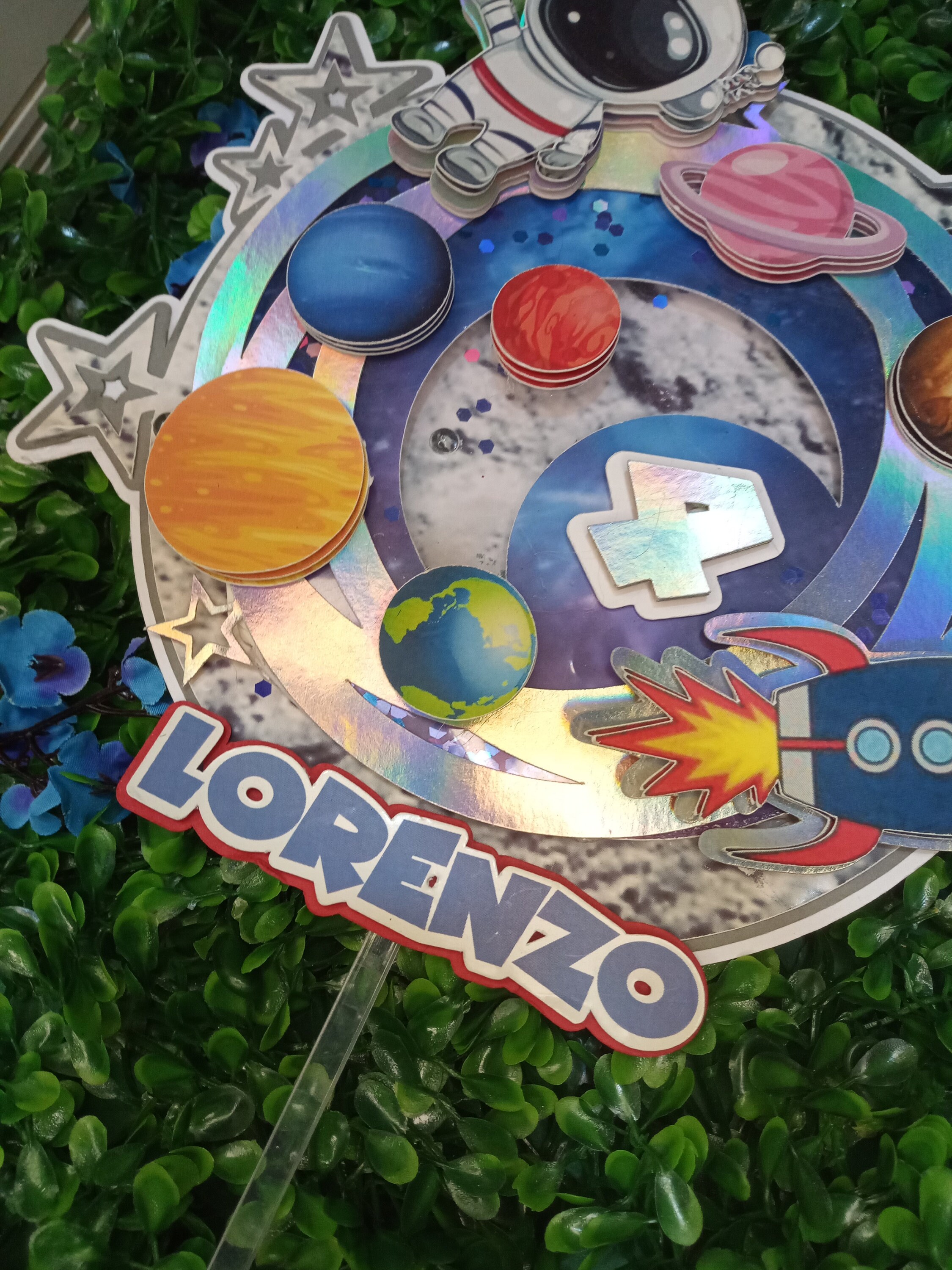 Outer Space Cake Topper Studio, Instant Download / Astronaut / Galaxy ...