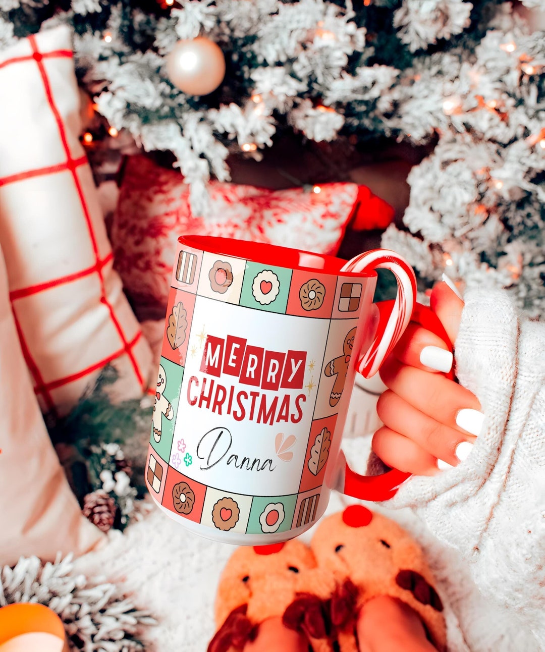 Personalized Hot Cocoa Mug, Christmas Gift, Christmas Stocking Stuffer ...