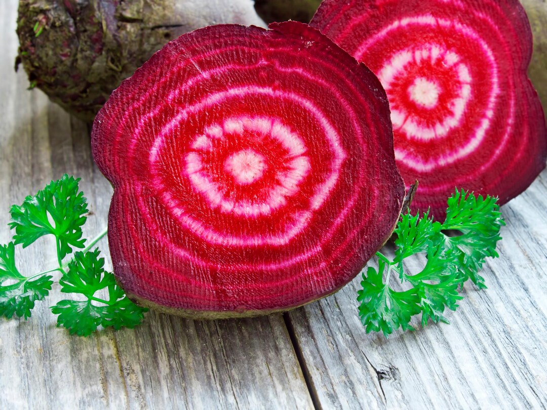 Chioggia Heirloom Beet 150 Seeds Bullseye Beet, Candy Cane, Organic ...
