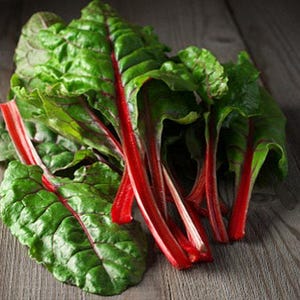 Heirloom Ruby Red Swiss Chard Seeds - Container Friendly, Ornamental ...