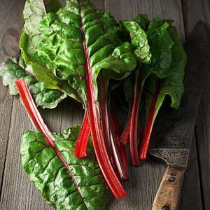 Heirloom Ruby Red Swiss Chard Seeds - Container Friendly, Ornamental ...