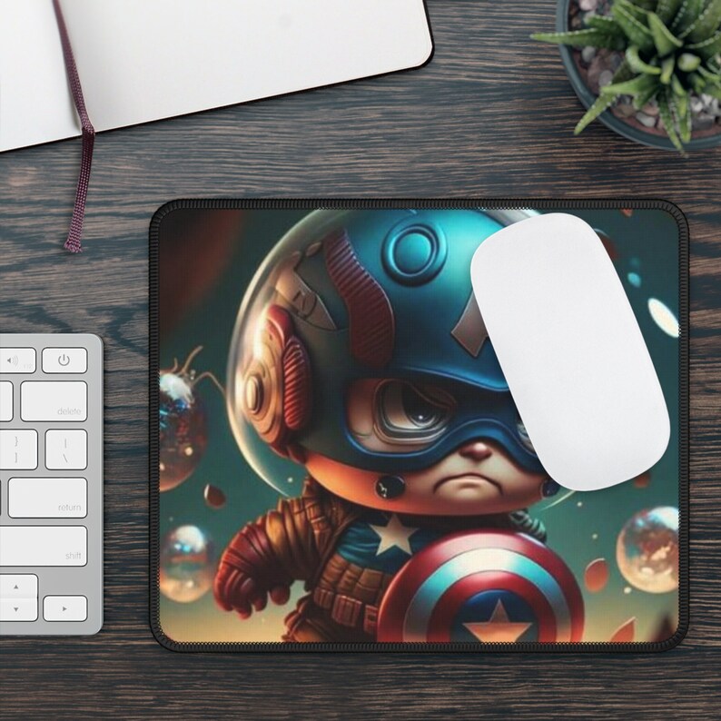 Superhero Gaming Mouse Pad, Cute Cartoon Desk Accessory, Gamer Gift ...