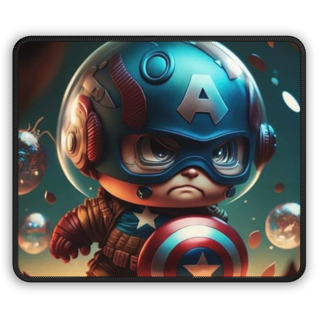 Superhero Gaming Mouse Pad, Cute Cartoon Desk Accessory, Gamer Gift ...