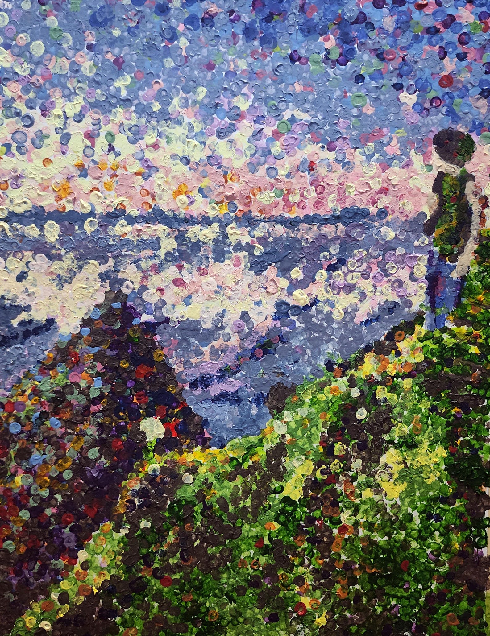 Pointillism Acrylic Painting - Etsy