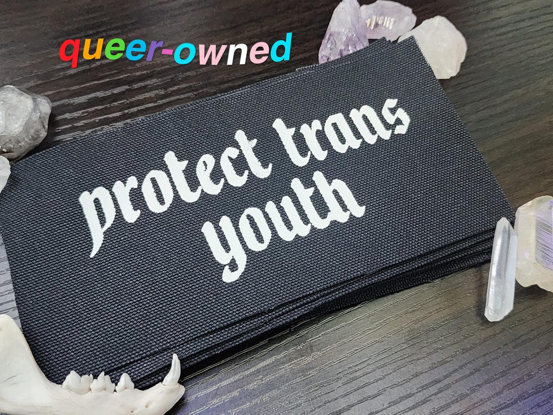 Protect Trans Youth Sew on Patch | Lgbtq Activism Patch | Diy Punk ...