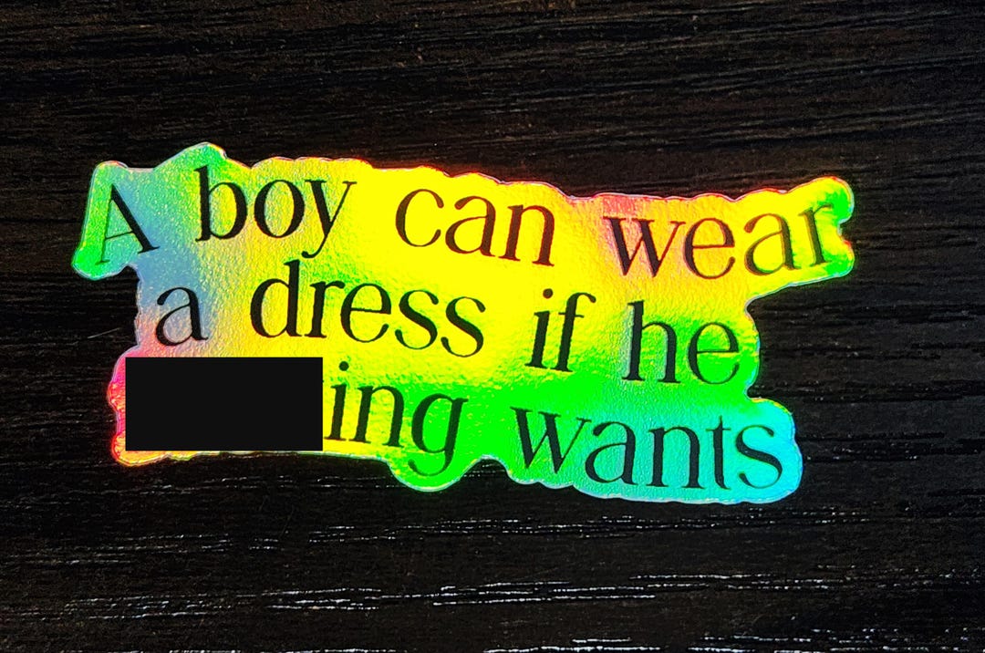 Waterproof Holographic Gender Equality Sticker | Vinyl Decal | Activist ...
