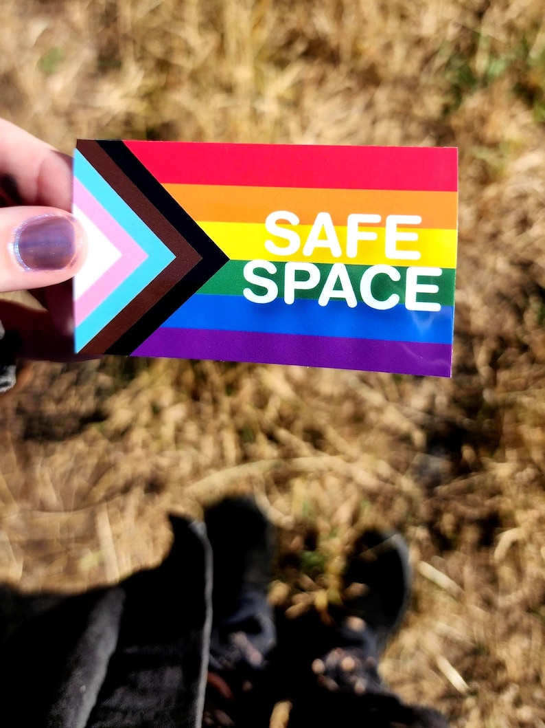 Safe Space Sticker | Lgbtq+ Pride & Ally - Etsy