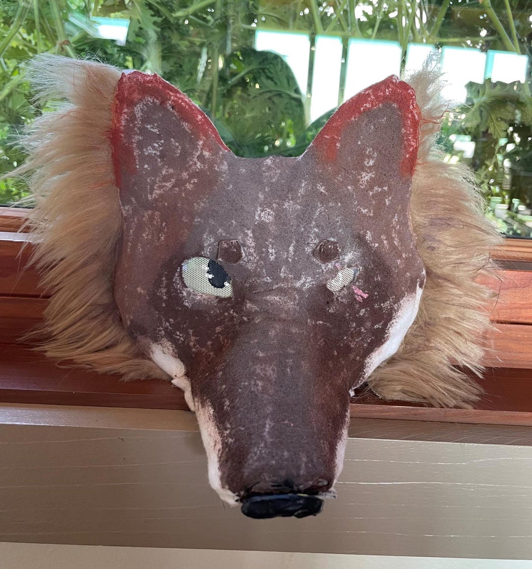 Red Wolf Mask - Etsy