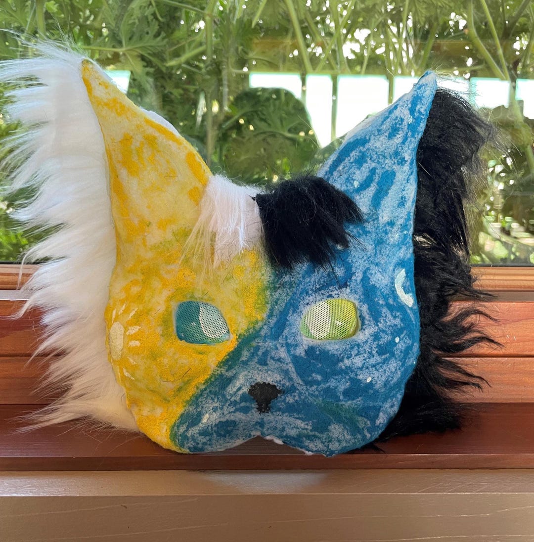Sun & Moon Cat Masks - Etsy