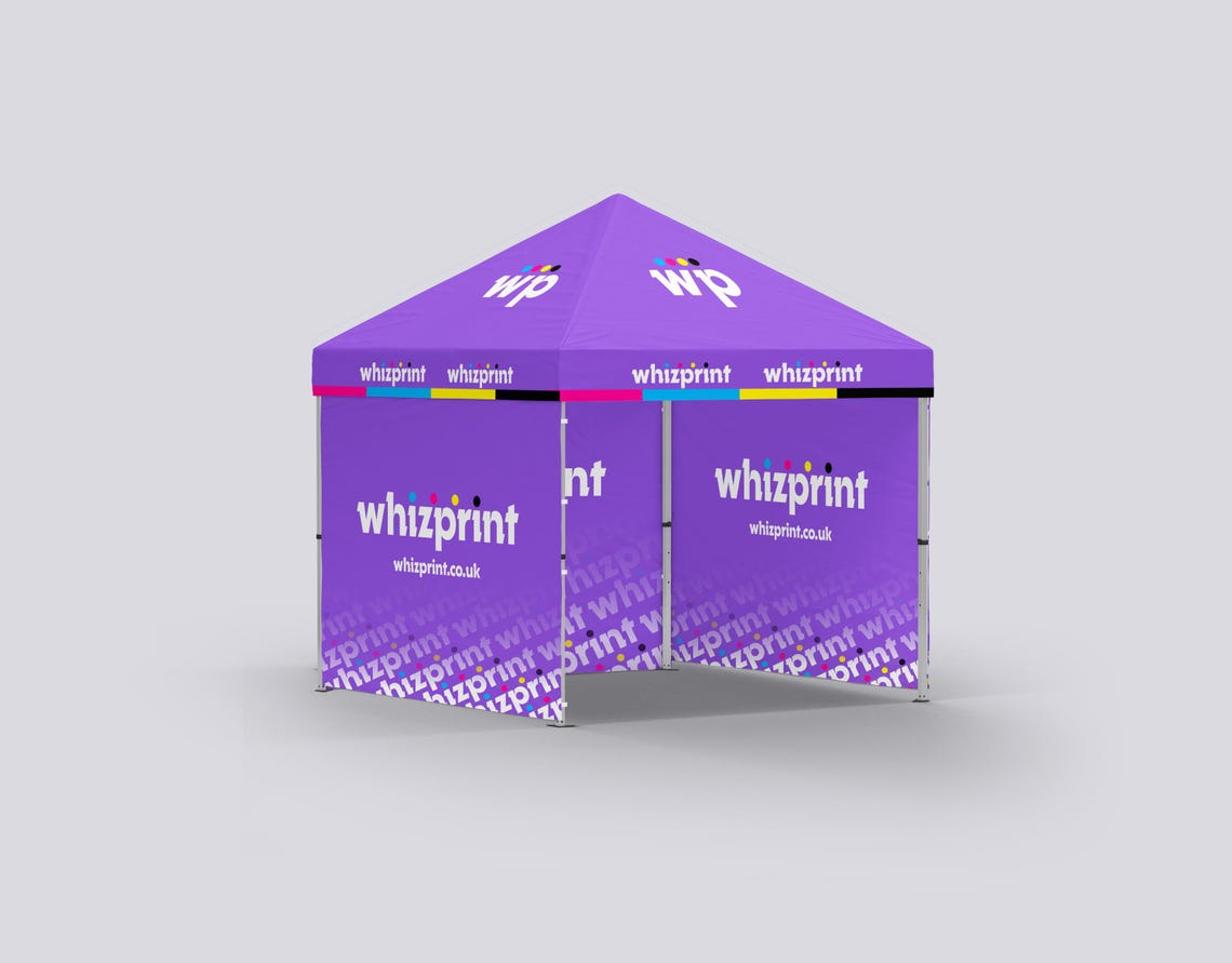 Custom Printed Gazebo With 1X Back Full Wall, & 2X Side Full Walls - Etsy
