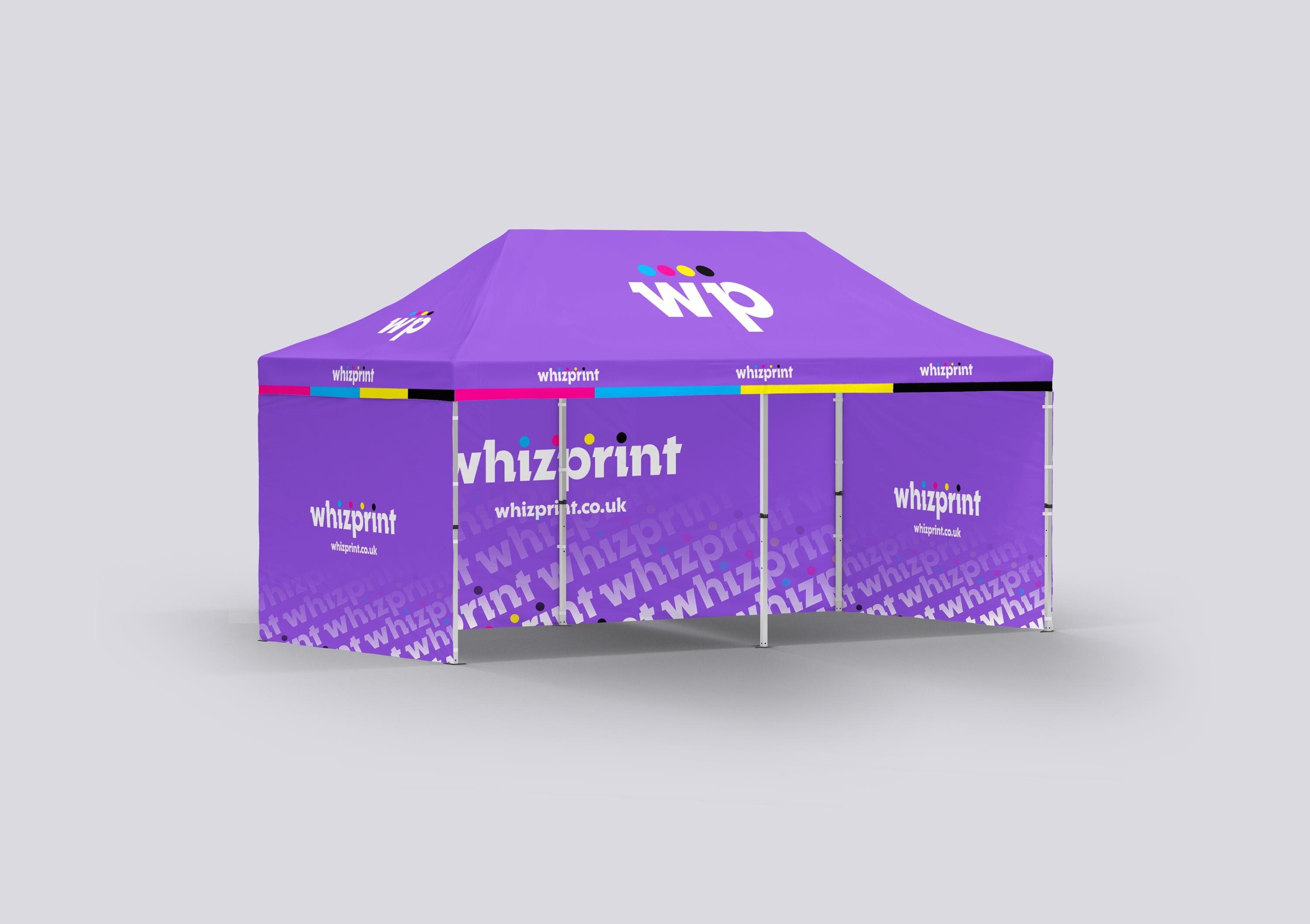 Custom Printed Gazebo With 1X Back Full Wall, & 2X Side Full Walls - Etsy