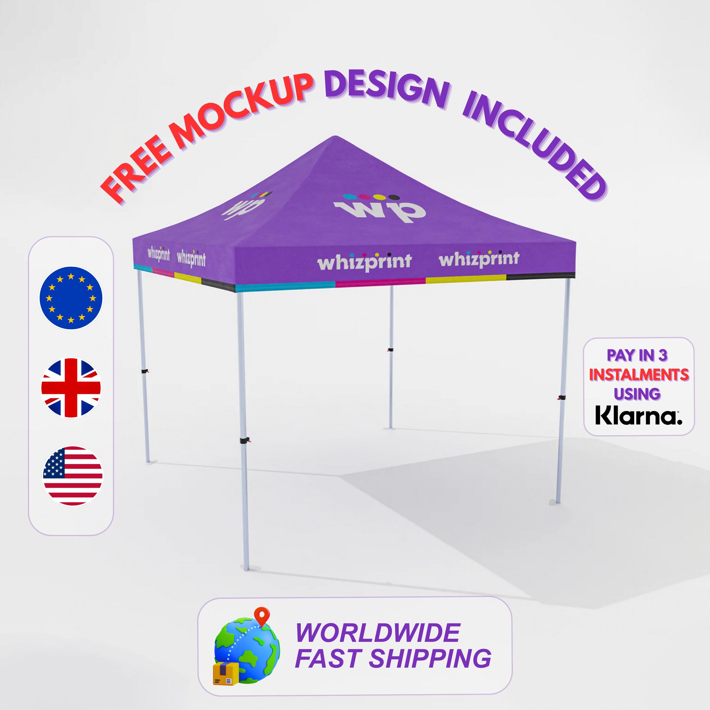 Custom Pop up Gazebo Tent | 3x3, 3x4.5, 3x6 Frames | Canopy Only ...