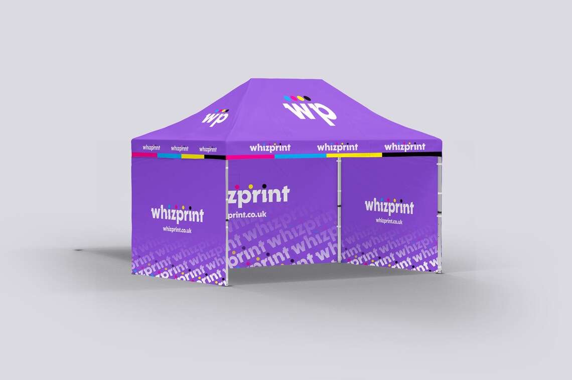 Custom Printed Gazebo With 1X Back Full Wall, & 2X Side Full Walls - Etsy