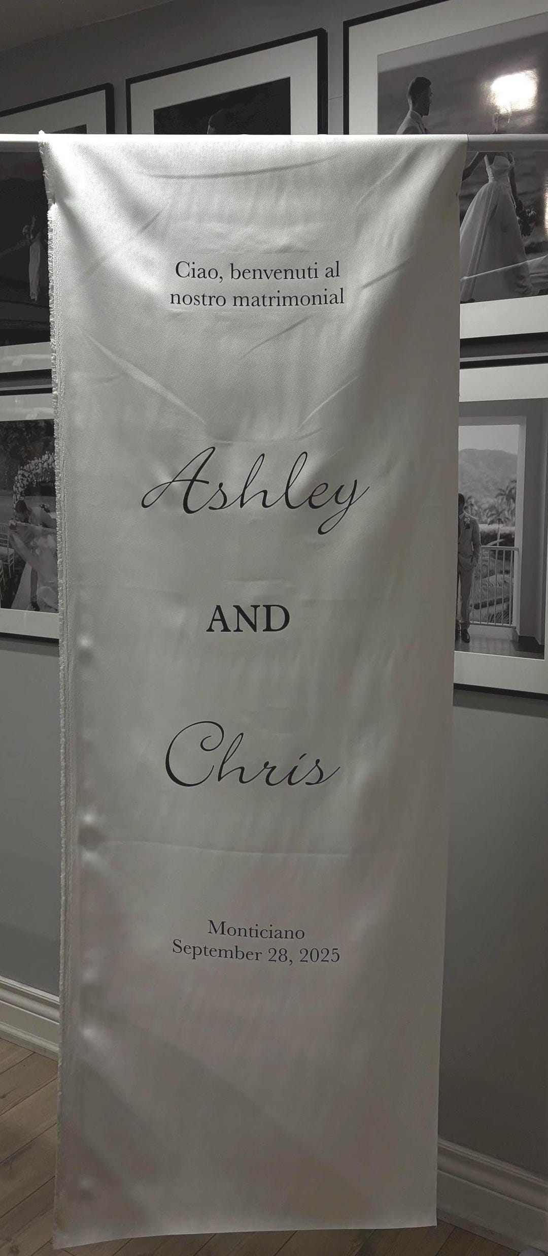 Linen Welcome Sign - Etsy