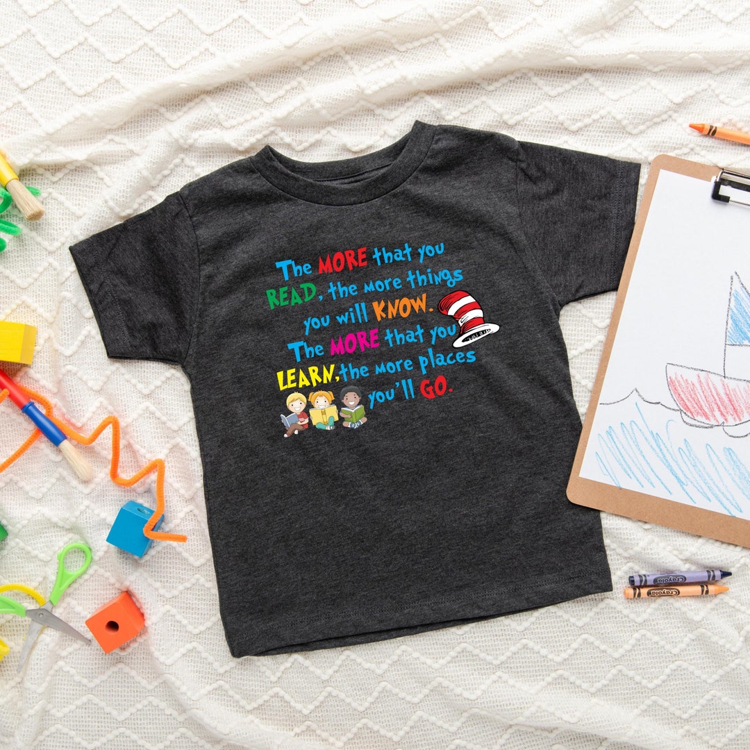 The More That You Read Shirt, Dr. Seuss Shirt, Dr Seuss Sweatshirt, Dr ...