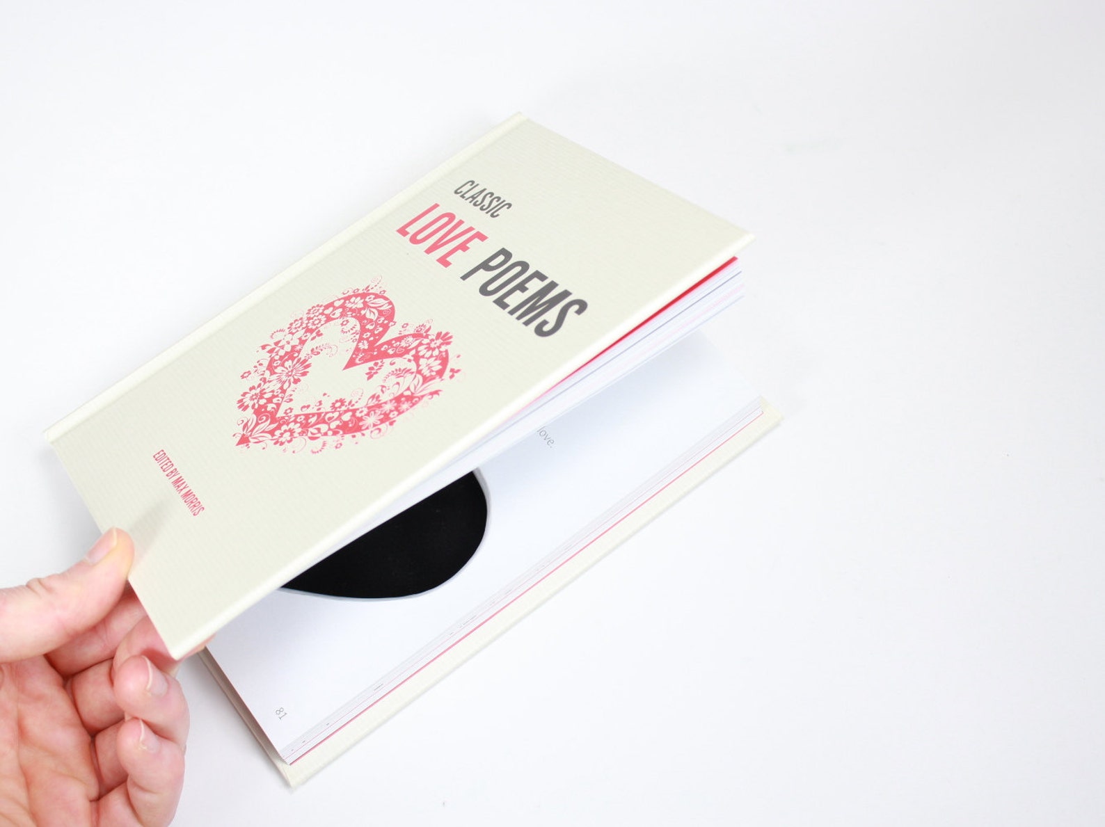 Love Poems Ring Book Heart Cut the Marriage Ring Chapter - Etsy