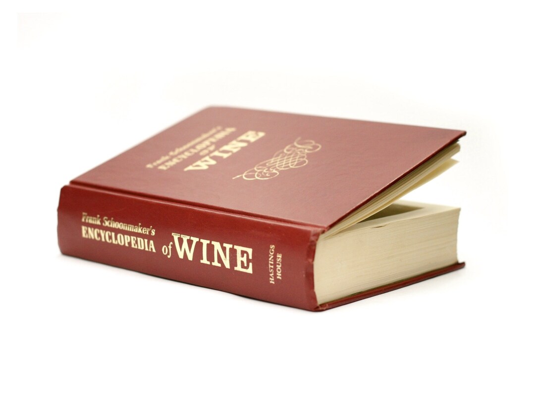 Encyclopedia of Wine Hollow Book Secret Stash Box Book Safe Large ...