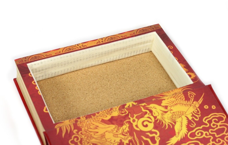 Grimms Fairy Tales Hollow Book Box: Green & Gold Booksafe - Etsy