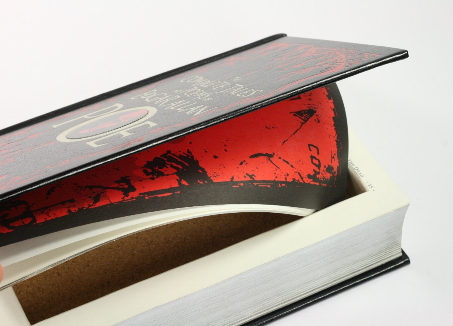 Edgar Allan Poe Hollow Book Box Large Booksafe Handmade Secret - Etsy