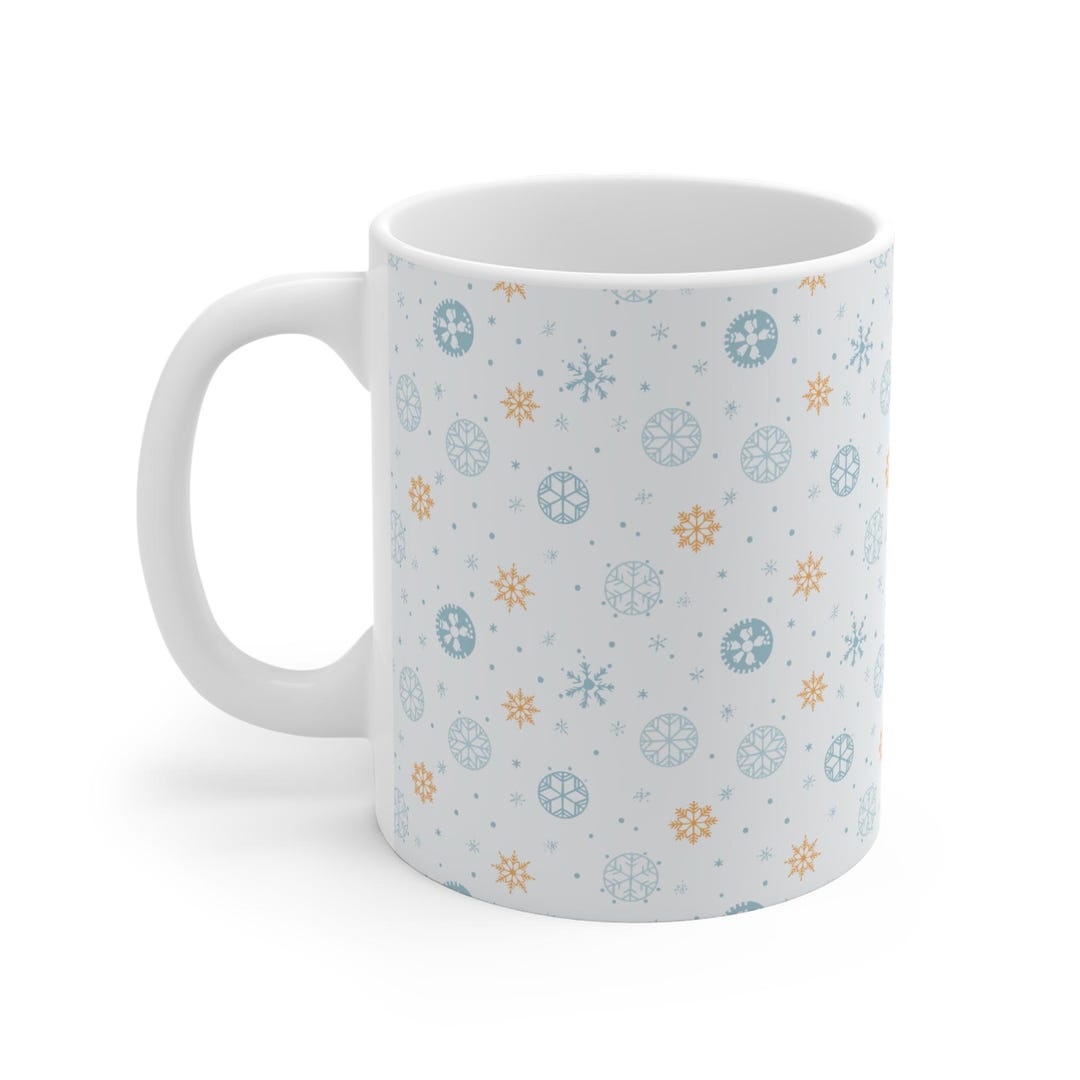 Snowflakes and Ice Ceramic Mugs 11oz15oz20oz - Etsy