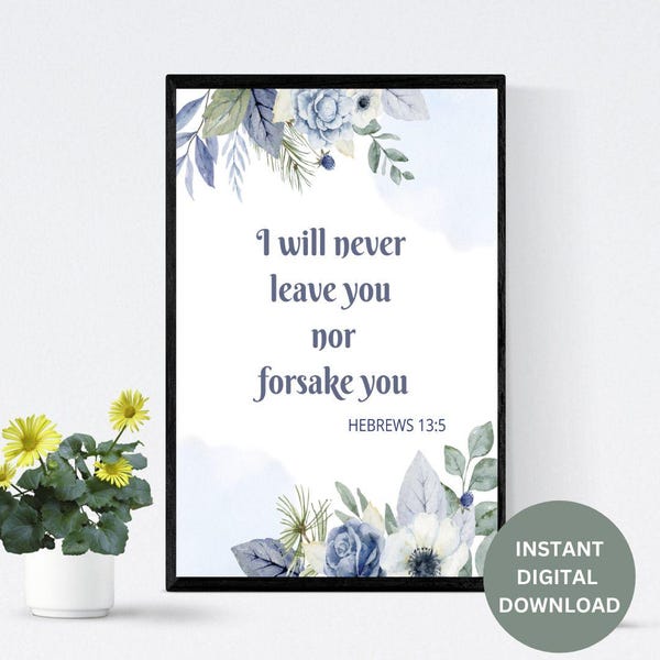I Will Never Leave - Etsy