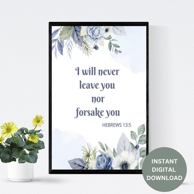I Will Never Leave - Etsy