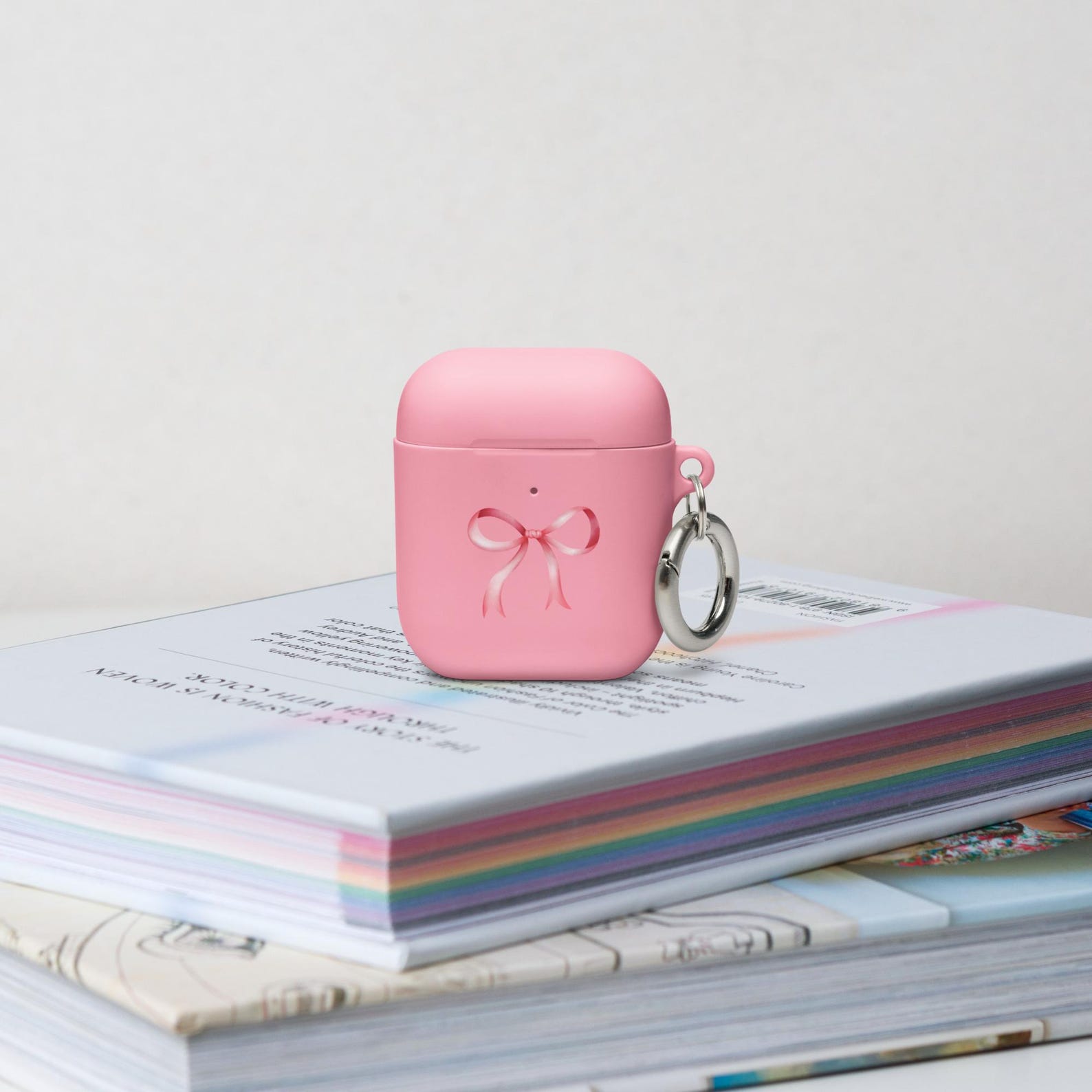 Rubber Case for Airpods, Pink Airpods Case, Airpods Pro Case, Airpods ...