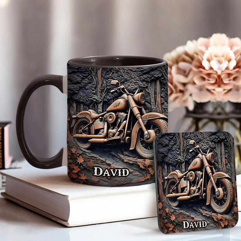 Never Underestimate an Old Man With A Motorcycle Personalized Biker ...