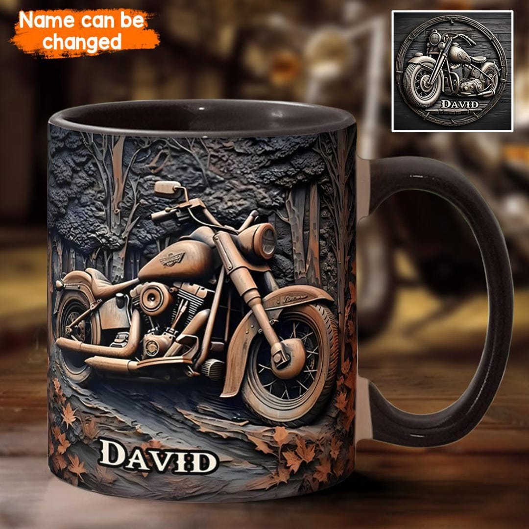 Never Underestimate an Old Man With A Motorcycle Personalized Biker ...